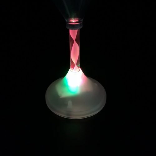 6oz Flashing plastic clear martini glass - Party supplier of light up ...