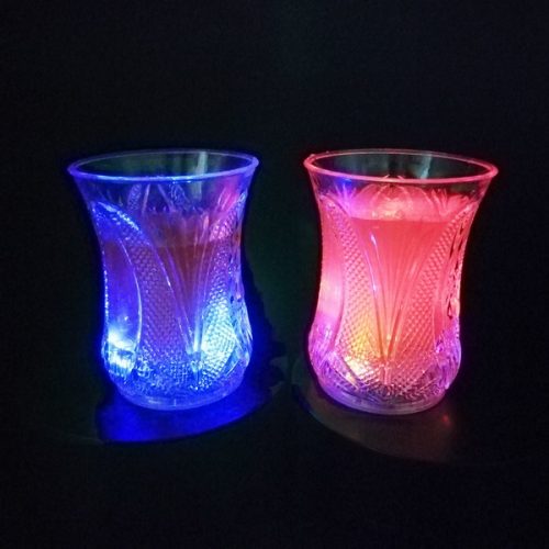 5oz led inductive rainbow color flashing light cup - Party supplier of ...