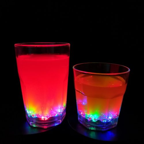 13oz led flashing whisky glass - Party supplier of light up tumbler ...